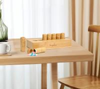 China Eco-Friendly Design Pill Case for Vitamins Pills and Supplements in Bamboo Box for sale