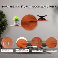 China Non-folding Rack Round Decorative Display Wall Mount Shelf Hanging Shelves High Quantity for sale