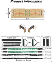 China Indoor and Outdoor Rustic Wooden Push Up Board Kit With Handle for Core Strengthening for sale