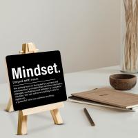 China Varnished Home Decorations.Gifts Inspirational Motivational Wooden Sign for Office Desk for sale