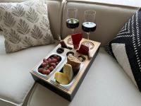 China 2 Snack Bowls 3 Dip Bowls 2 Coasters Bottle Opener Organiser Bottle Holder Sofa Butler Serving Tray Sofa Tray for sale