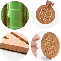 China CLASSIC Design Style Bamboo Hot Pads Trivet Natural Bamboo Trivet Mat Set for Hot Dishes for sale