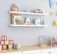 China Living Room Furniture 2 Piece Solid Wood Floating Shelves for Minimalist Wall Display for sale