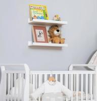China Living Room Furniture 2 Piece Solid Wood Floating Shelves for Minimalist Wall Display for sale