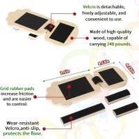 China Non-Slip Single Foot Balance Board in Wood Color for Ankle Strengthening and Recovery for sale