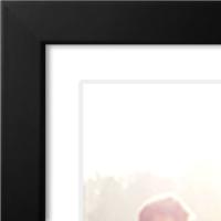 China 8X24 4X6 Black Engineered Wood Photo Frame with Shatter-Resistant Glass Customized Logo for sale