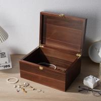 China Printing Handling Glossy Lamination Wooden Storage Box with Lid Competitive 11x 8.9x4.9 for sale