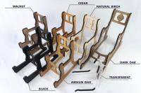 China Non-Folding Rack 4 Guitar Stand Holder Quad Decker for Burning Finish Design Guitars for sale