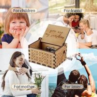 China Gift Package Solid Wood Sunshine Music Boxes for Birthday Christmas Valentine's Day for sale