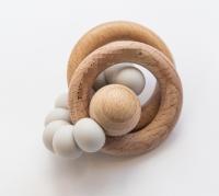China Custom Europe Regional Feature Wooden Chain with Wooden Balls Ideal Kid Toy for sale