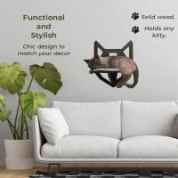 China Function Save Space Wall Mounted Cat Shelf with Shelves Perches and Hanging Bed for sale