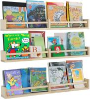 China Wall Hanging Shelf Set of 3 Wood Floating Bookshelves for Kids' Room Decor and Storage for sale