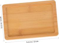 China Living Room Decor Custom 4pcs Wooden Pallet Trays for Food Serve and Display Trays for sale