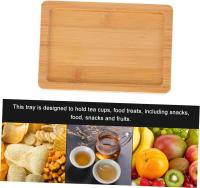 China Living Room Decor Custom 4pcs Wooden Pallet Trays for Food Serve and Display Trays for sale
