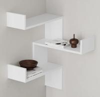 China Adjustable Wooden Wall Shelf for Custom Logo Size Decorative Modern Home Furniture for sale