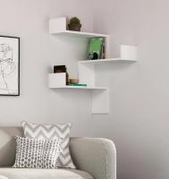 China Adjustable Wooden Wall Shelf for Custom Logo Size Decorative Modern Home Furniture for sale