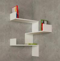 China Adjustable Wooden Wall Shelf for Custom Logo Size Decorative Modern Home Furniture for sale