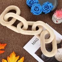 China Modern Farmhouse Room Decor Decorative Wood Chain Link for Indoor and Outdoor Spaces for sale