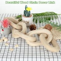 China Modern Farmhouse Room Decor Decorative Wood Chain Link for Indoor and Outdoor Spaces for sale