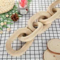 China Modern Farmhouse Room Decor Decorative Wood Chain Link for Indoor and Outdoor Spaces for sale