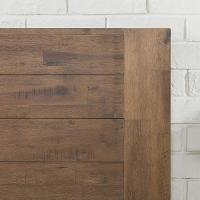 China High Quantity Pine Wood Platform Bed Frame with Headboard and Wooden Slat Support for sale