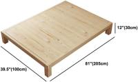 China Standard Wooden Bed Frame with Custom Advantage High Quantity for sale