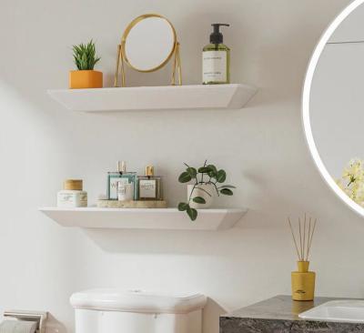 China Y Mail Packing Modern Custom Logo Set Of 2 Wall Mounted Floating Shelves For Wall Decor for sale
