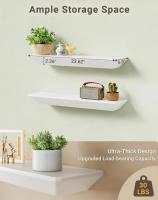 China Y Mail Packing Modern Custom Logo Set Of 2 Wall Mounted Floating Shelves For Wall Decor for sale