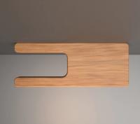 China Sustainable Wooden Wall Mount Toilet Paper Holder With Shelf Extra Surface Wood Rack for sale