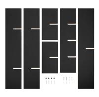 China Houseplants Decor Customized Storage Two-Tier Wall Shelf for Living Room Furniture for sale