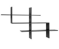China Houseplants Decor Customized Storage Two-Tier Wall Shelf for Living Room Furniture for sale