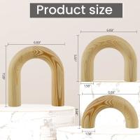 China Europe Regional Feature Wooden Knot Chain Link Decor for Home Office Living Room Decorations for sale