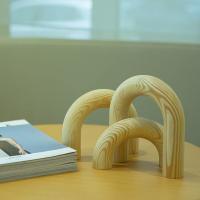 China Europe Regional Feature Wooden Knot Chain Link Decor for Home Office Living Room Decorations for sale