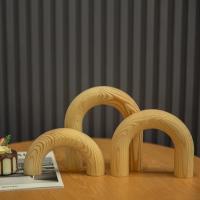 China Europe Regional Feature Wooden Knot Chain Link Decor for Home Office Living Room Decorations for sale