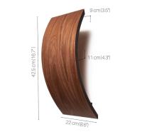 China Functional Design Wooden Towel Shelf with Customized Logo and Multifunctional Design for sale