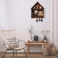 China Upgrade Your Entryway Decor with Our BAMBOO Wall Mount Key and Mail Holder 41x13.5x2cm for sale