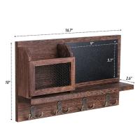 China Modern Mail Organizer for Home Entryway Decor Multifunctional Wall Mounted Key Racks for sale