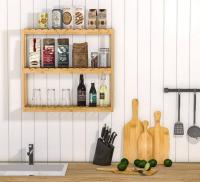 China Natural Color 3 Tier Wooden Storage Shelf for Organizing Your Bathroom Essentials for sale