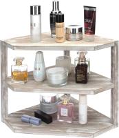 China Wooden Kitchen Counter Corner Rack 3 Layer Storage Organizer for Cooking Supplies for sale