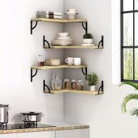 China Custom Heavy Duty Rustic Iron Metal Scaffold Shelf Bracket for DIY Storage Solutions for sale
