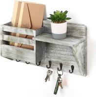 China As your request Kitchen Corner Organizer Wall Mounted Type Rustic Wood Bracket Heavy Duty for sale