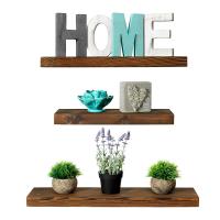 China Wooden Wall Crystal Shelves Storage Holders Racks for Displaying Wine and Plants for sale
