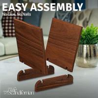 China Flip Display Wooden Record Holder for 50 Music Album Storage Single Tier Design for sale