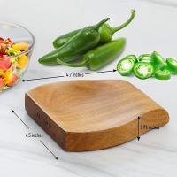 China Gift Craft Industrial Acacia Wood Spoon Holder Rest for Kitchen Non Slip Silicone Feet for sale