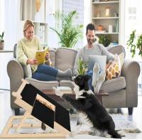 China Wooden Dog Nail Scratch Board Bone Style Nail Filing Board for Dogs OEM Treat Included for sale