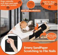 China Wooden Dog Nail Scratch Board Bone Style Nail Filing Board for Dogs OEM Treat Included for sale