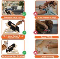 China Wooden Dog Nail Scratch Board Bone Style Nail Filing Board for Dogs OEM Treat Included for sale
