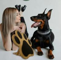 China Dog Nail Scratch Board Scratch Pad for Dogs As your request Decorative Bamboo Paw Print for sale