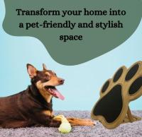 China Dog Nail Scratch Board Scratch Pad for Dogs As your request Decorative Bamboo Paw Print for sale