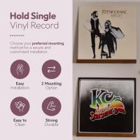 China Wall Mount Vinyl Record Display Shelf NO Folded Function for Space Saving and Storage for sale